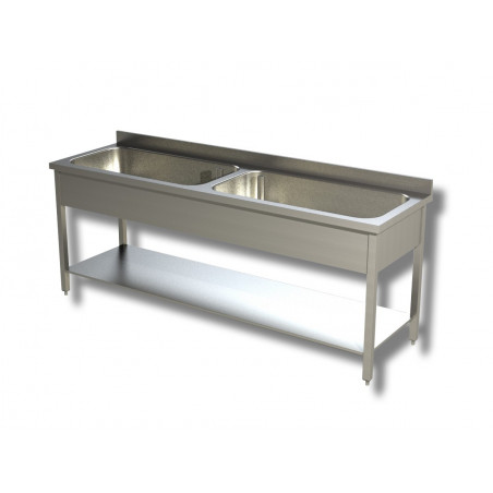 Plonge inox grand bac - grand volume